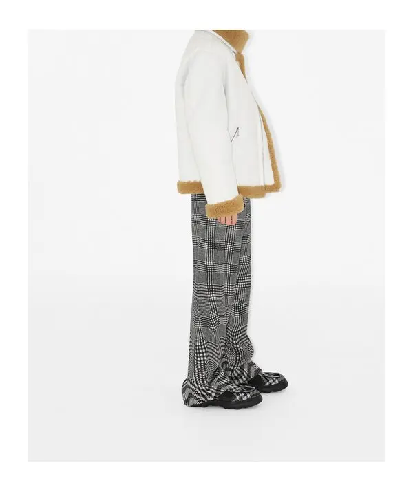 Burberry Checked Lace-up Derby Shoes