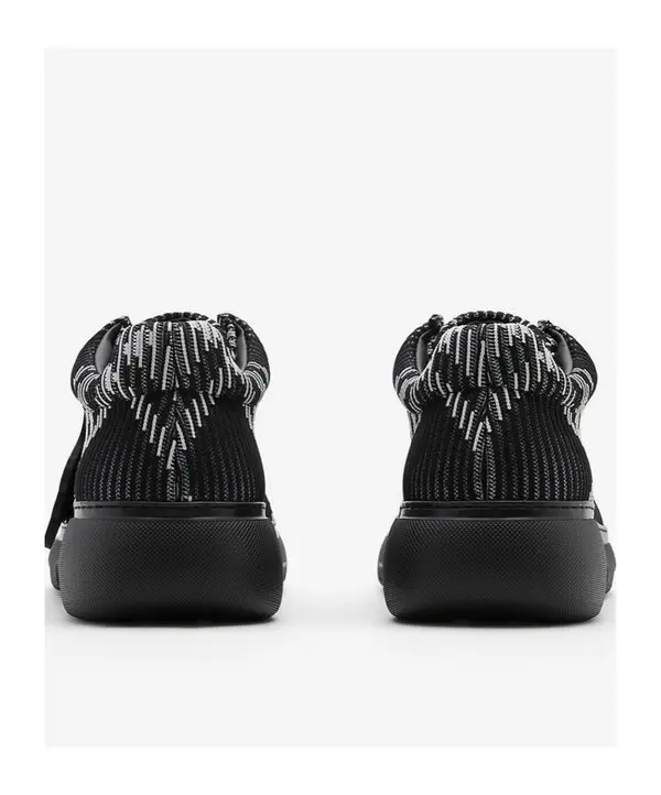 Burberry Checked Lace-up Derby Shoes