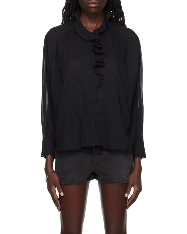 Isabel Marant Étoile Ruffled High-neck Shirt
