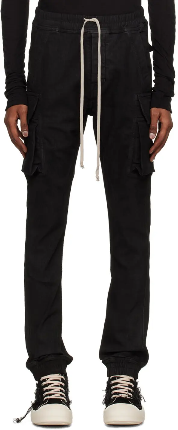 Rick Owens Edfu Mastodon Slim Cargo Trousers