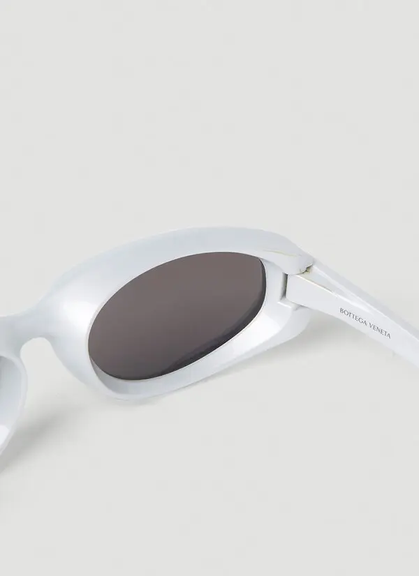 Bottega Veneta Oval Logo Sunglasses