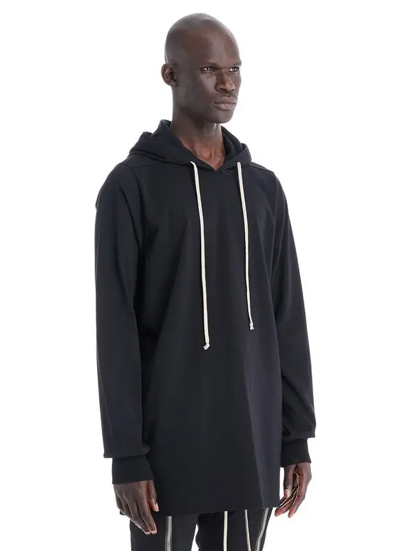 Rick Owens Longline Cotton Hoodie