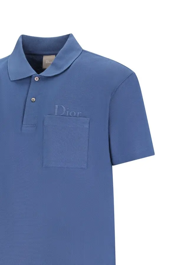 Dior Polo Shirt With Embroidery, Relaxed Fit