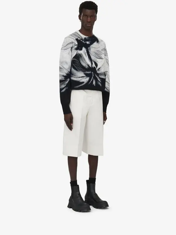 Alexander McQueen Graphic Print Crewneck Sweater