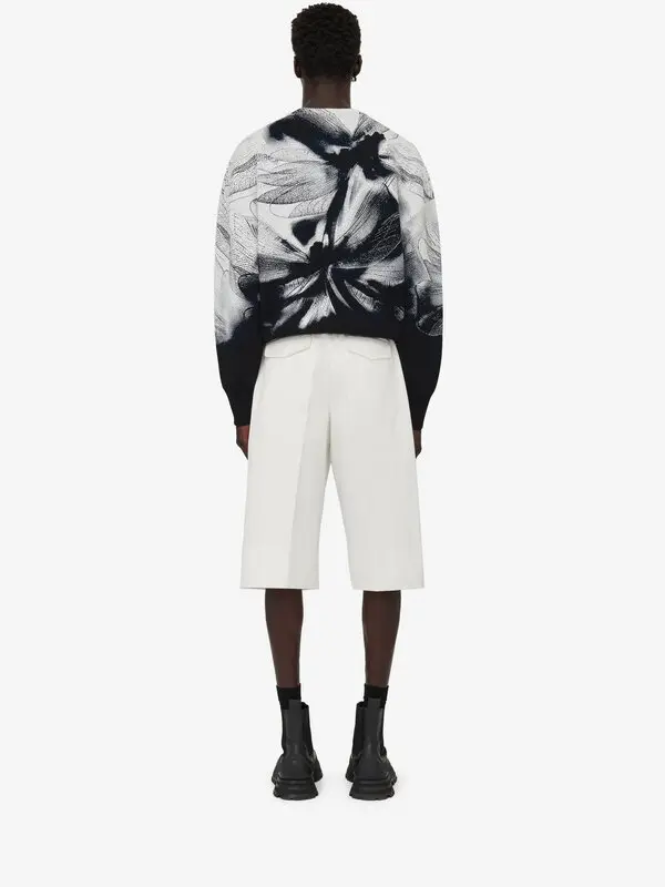 Alexander McQueen Graphic Print Crewneck Sweater
