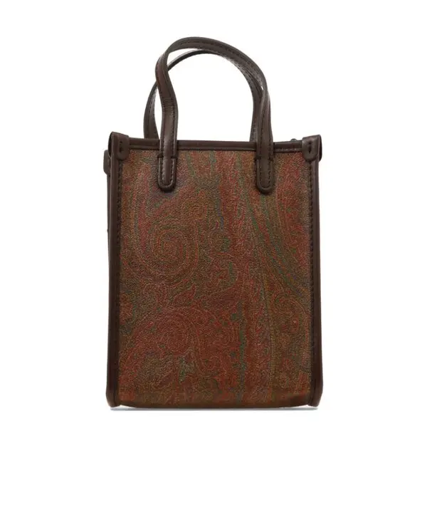Etro Paisley Printed Stud-detailed Tote Bag
