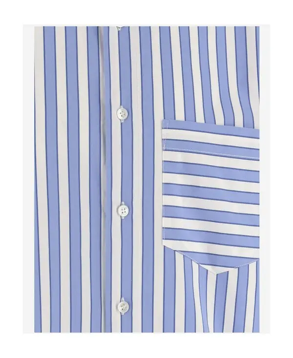 J.W.ANDERSON Jw Anderson Patchwork Striped Classic Shirt