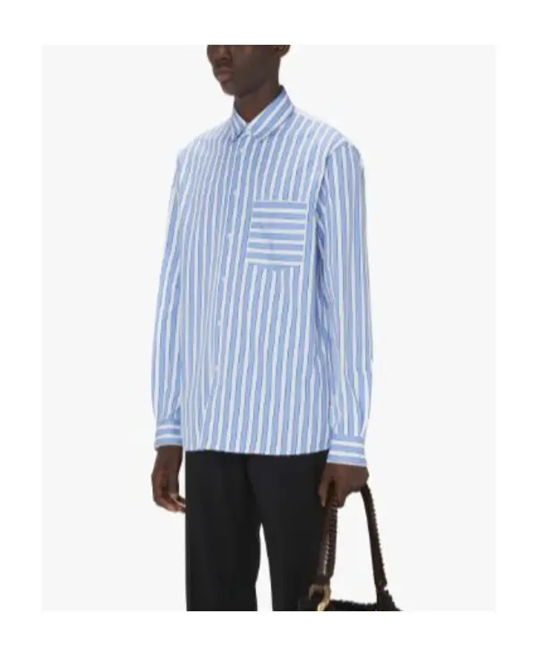J.W.ANDERSON Jw Anderson Patchwork Striped Classic Shirt