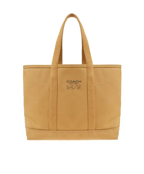 COACH Utility Tote Bag With Stitched Detail - Nude