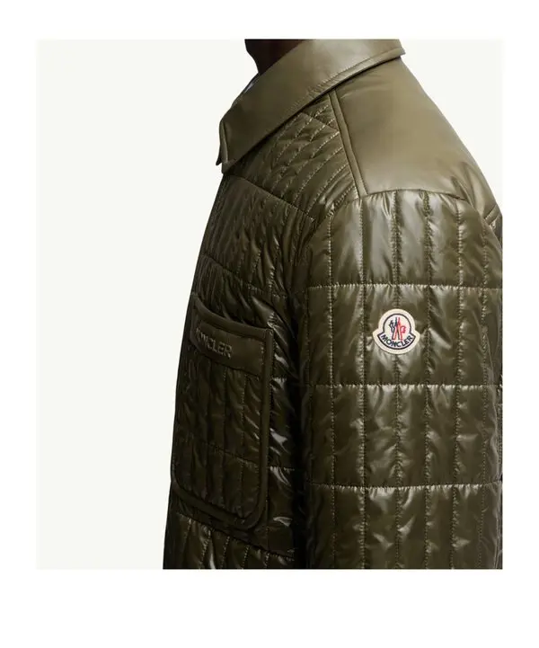 Moncler Madiere Quilted Shirt Jacket