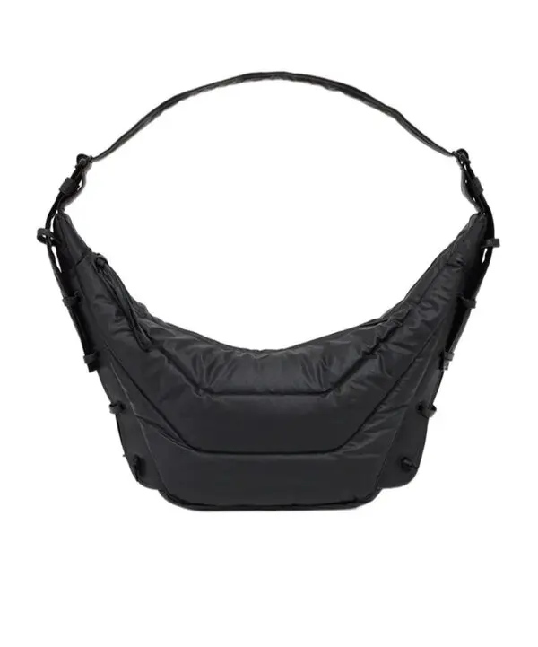 LEMAIRE Soft Game Zip-up Shoulder Bag - Gray-black