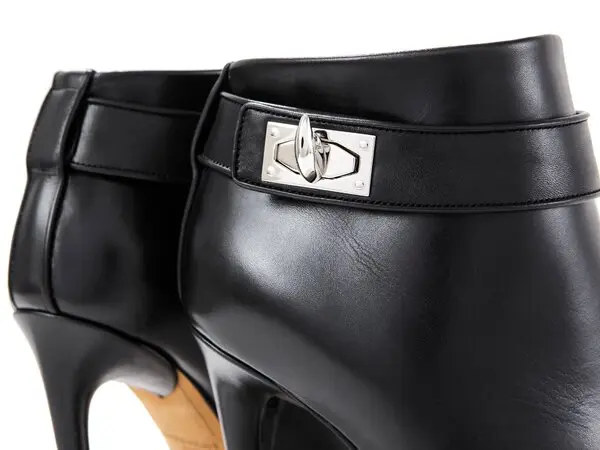 Givenchy Open-toe Stiletto Ankle Boots With Side Zipper