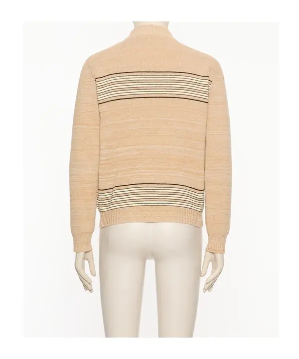 Valentino Garavani Pegasus Embroidered Striped Sweater
