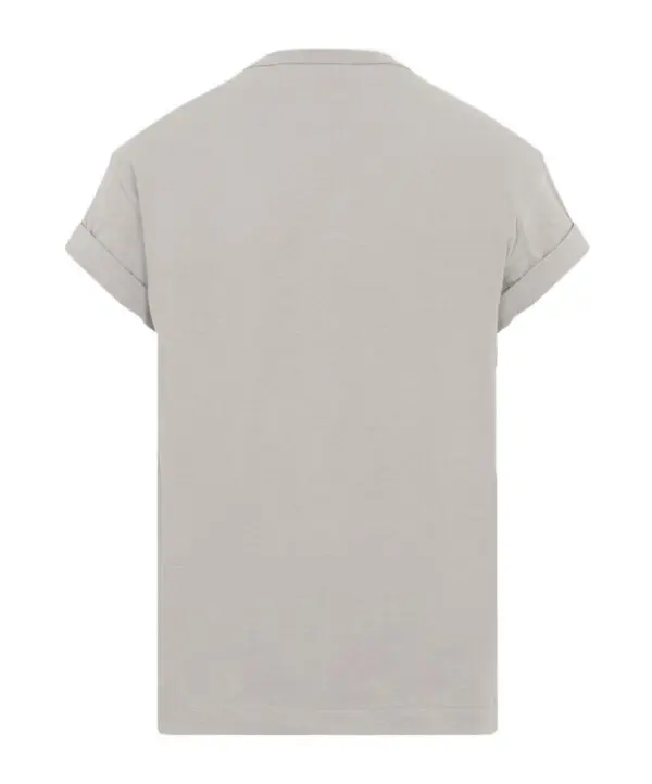 Brunello Cucinelli Shiny Tab T-shirt