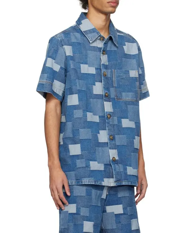 A.p.c. Graphic Printed Short-sleeved Shirt