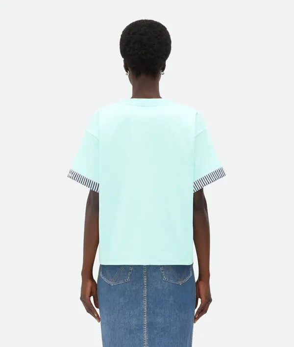 Bottega Veneta Double Layer Striped T-shirt