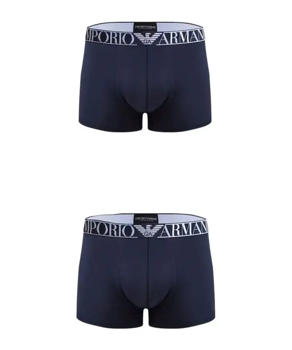 Emporio Armani Elastic Waist Underwear Two-piece - Blue