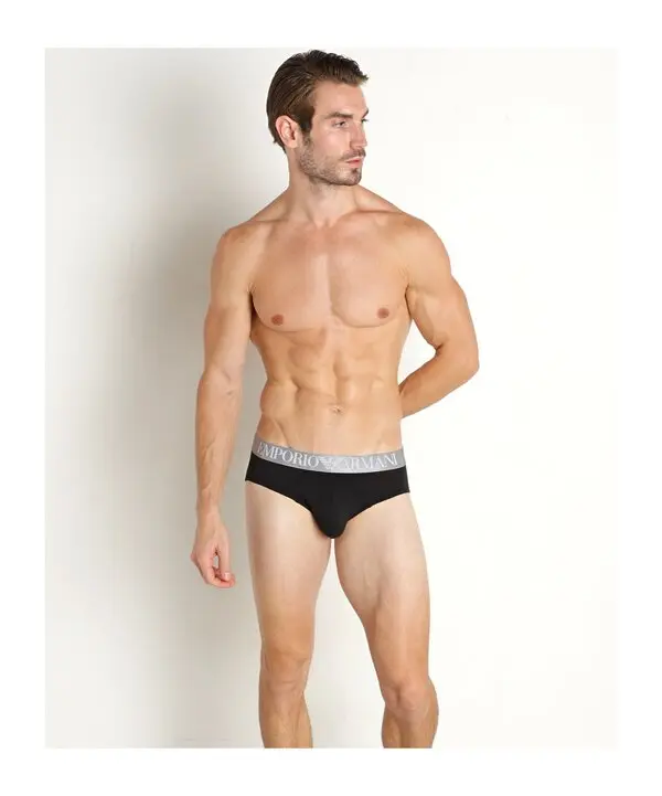 Emporio Armani Elastic Waist Underwear - Black