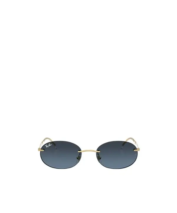 Ray-ban Oval Frame Rimless Sunglasses
