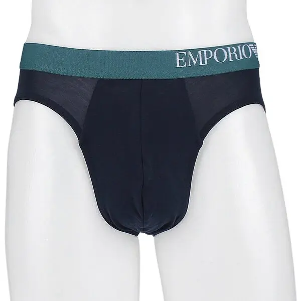 Emporio Armani Elastic Waist Briefs Pants 2-piece Set