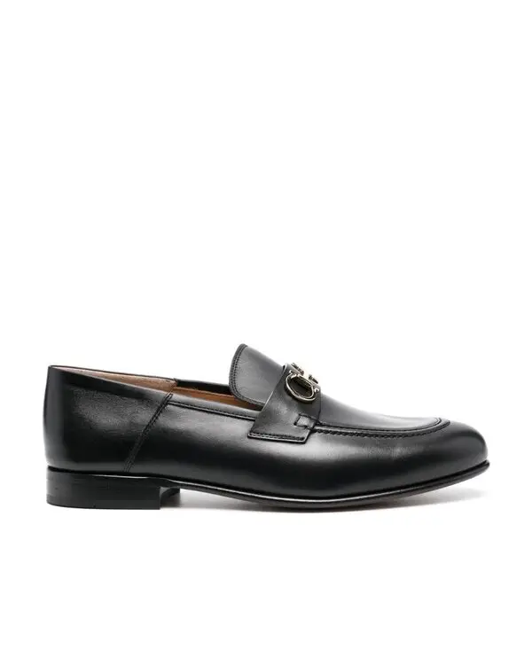 FERRAGAMO Gancini Detail Loafers