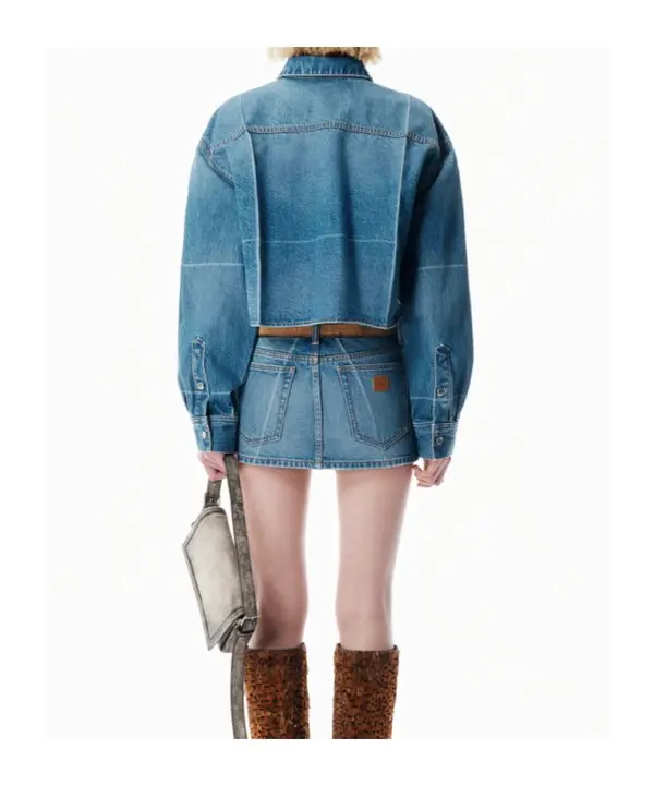 Alexander Wang Cropped Denim Shirt