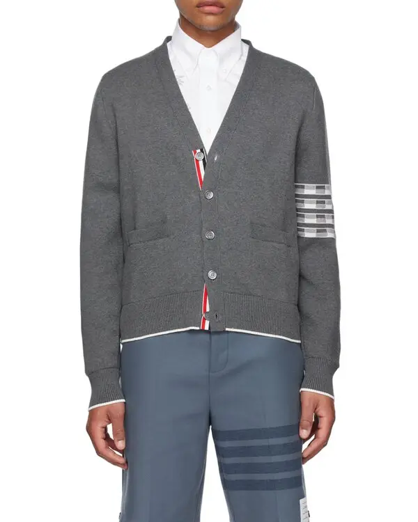 Thom Browne Hector Jacquard Back Cardigan