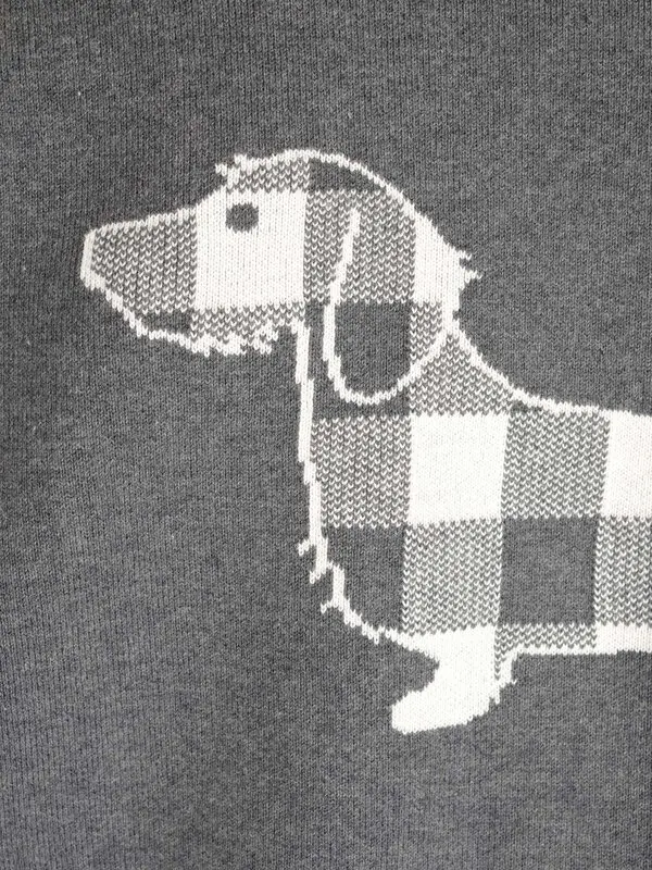 Thom Browne Hector Jacquard Back Cardigan