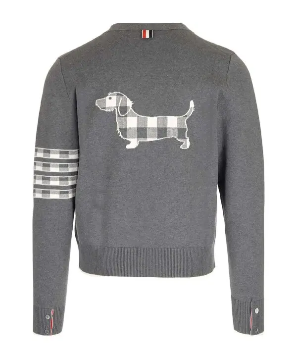 Thom Browne Hector Jacquard Back Cardigan