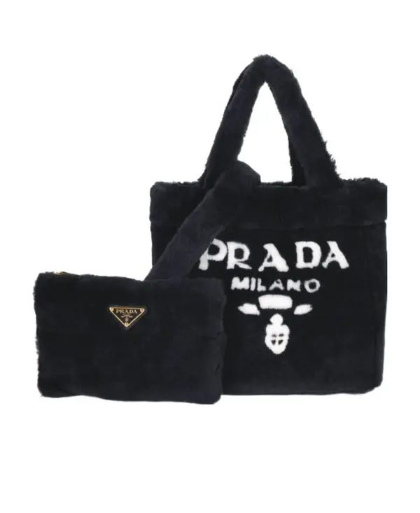 Prada Logo Tote Bag
