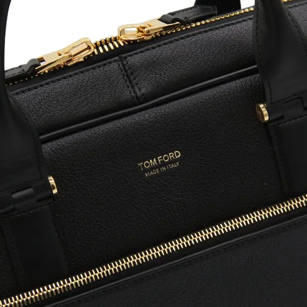 TOM FORD Logo Printed Zipped Briefcase