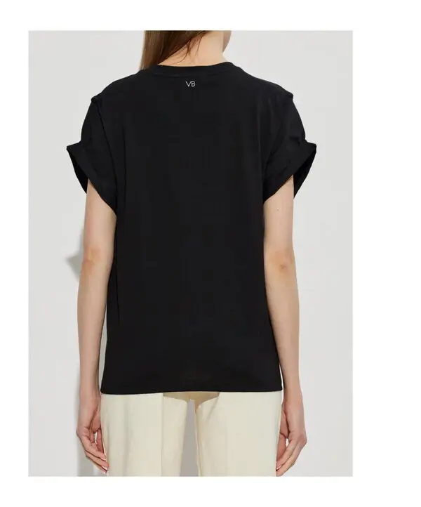 Victoria Beckham Cuffed T-shirt