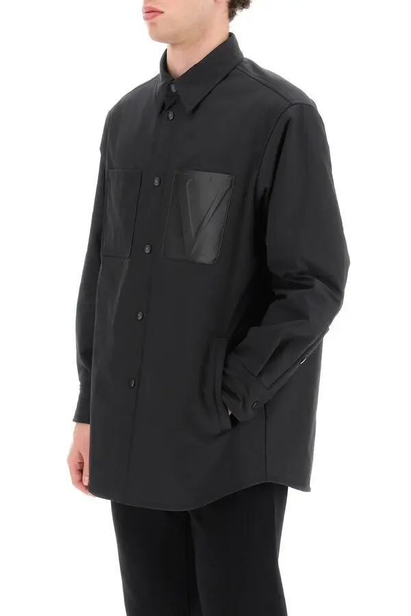 Valentino Garavani Logo Patch Long-sleeve Jacket
