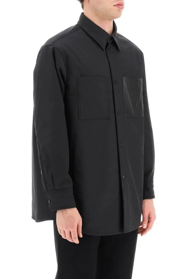 Valentino Garavani Logo Patch Long-sleeve Jacket
