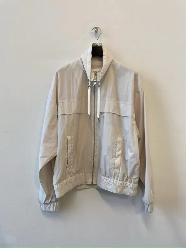 Ami Zip-up Lightweight Jacket - Gray