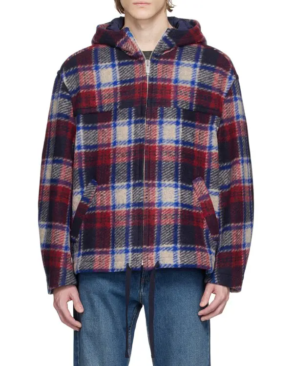 Isabel Marant Étoile Kurt Checked Hooded Jacket