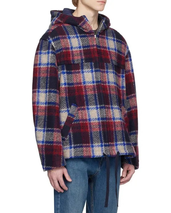 Isabel Marant Étoile Kurt Checked Hooded Jacket