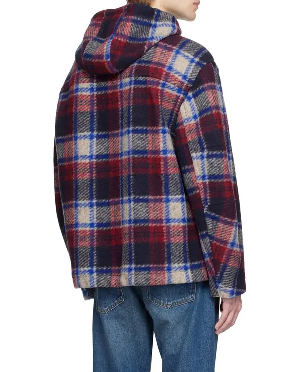Isabel Marant Étoile Kurt Checked Hooded Jacket