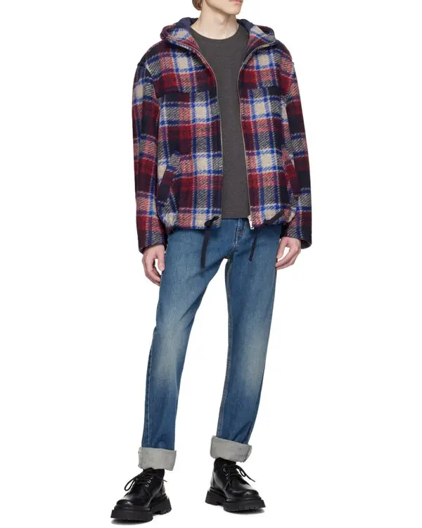 Isabel Marant Étoile Kurt Checked Hooded Jacket