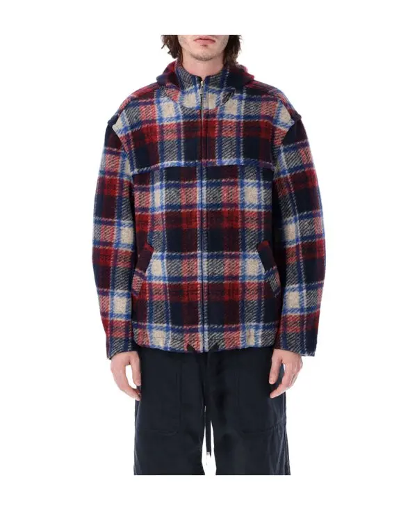 Isabel Marant Étoile Kurt Checked Hooded Jacket