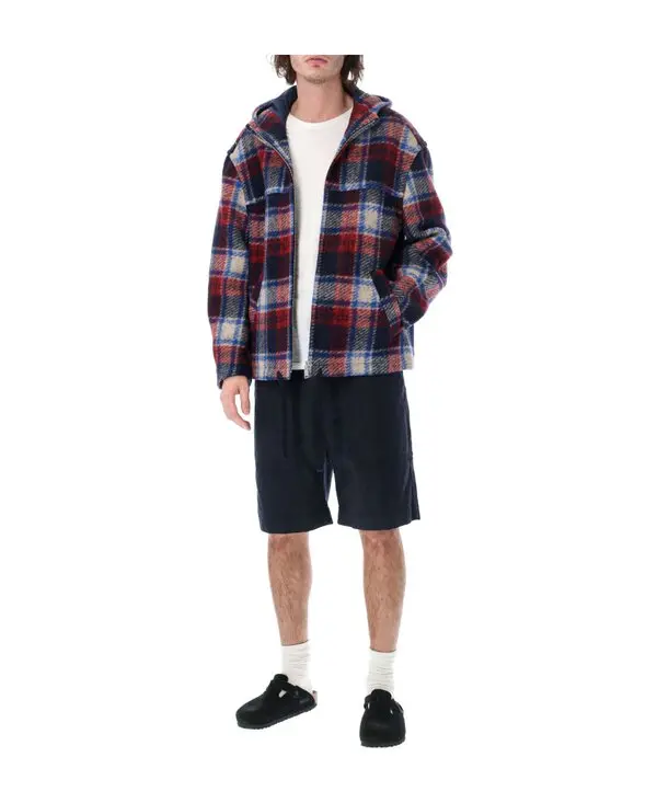 Isabel Marant Étoile Kurt Checked Hooded Jacket