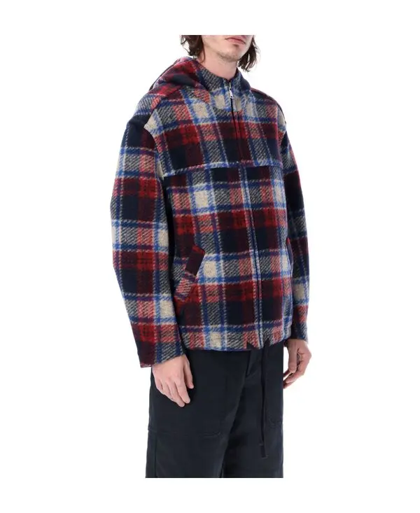 Isabel Marant Étoile Kurt Checked Hooded Jacket