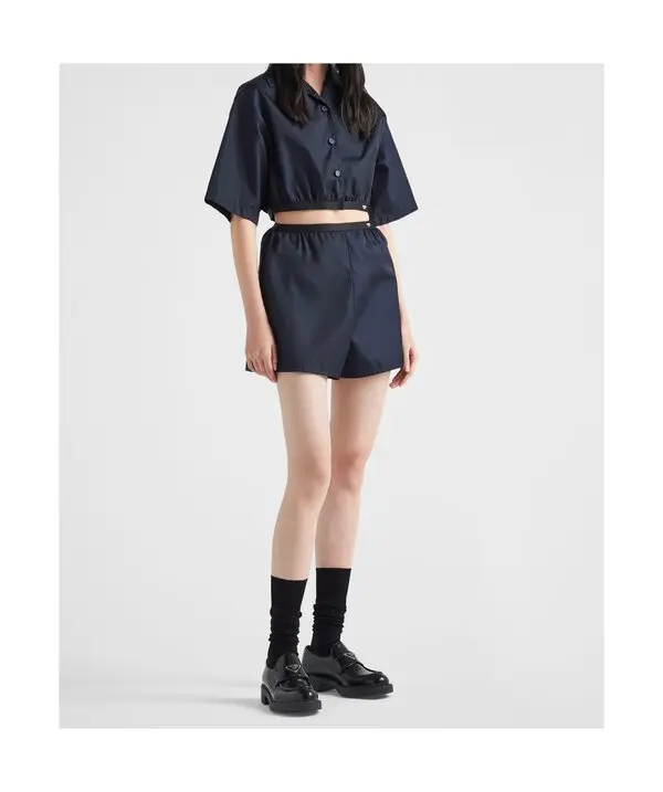 Prada Re-nylon Cropped Shirt