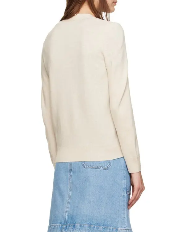 A.p.c. Louisa Logo-embroidered Cardigan