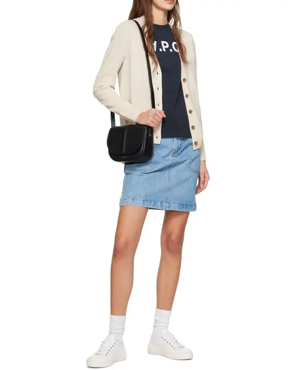 A.p.c. Louisa Logo-embroidered Cardigan