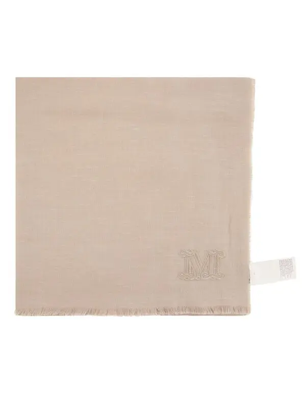 Max Mara Wraparound Style Wool-blend Scarf