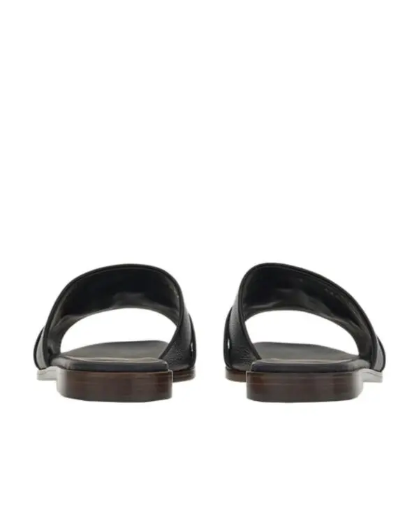 FERRAGAMO Gancini Buckle Slides