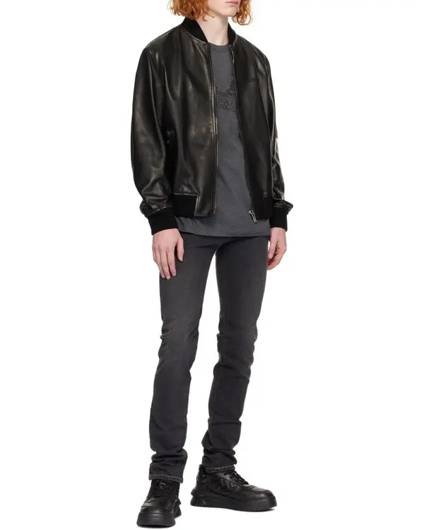Versace Cartouche Printed Crewneck T-shirt