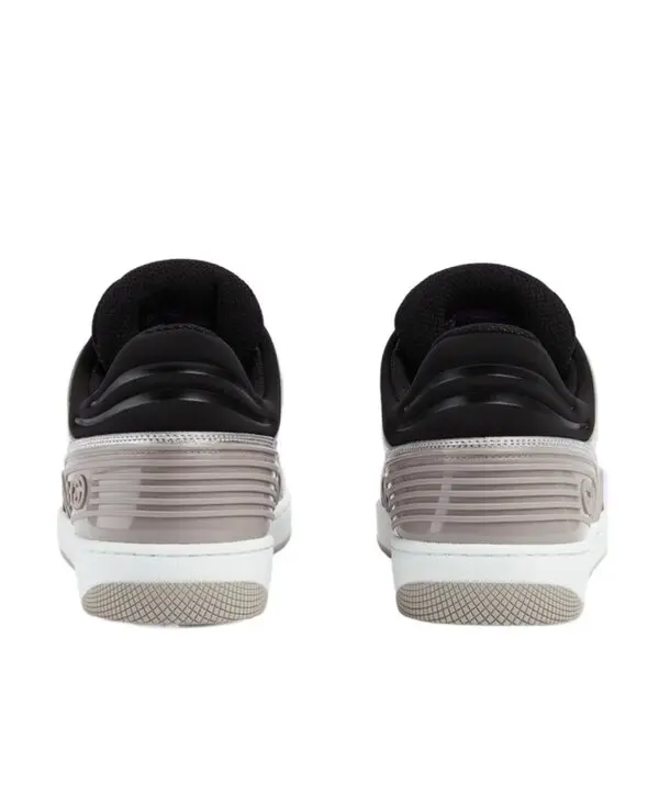 Gucci Basket Metallic Leather Sneakers