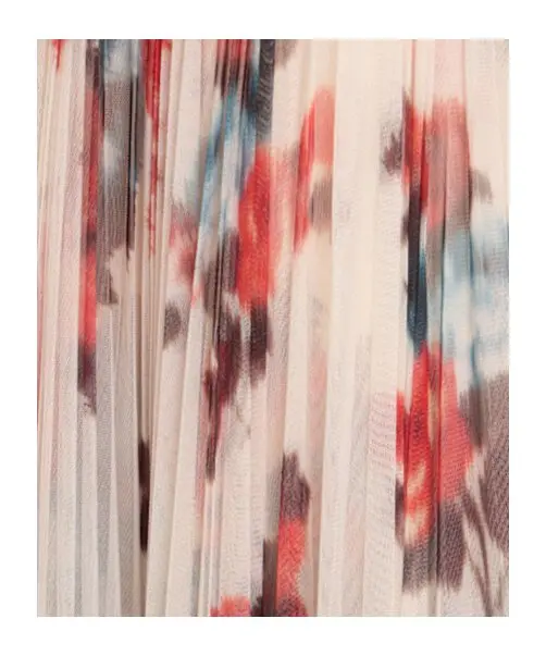 Philosophy Di Lorenzo Serafini Pleated Floral Print Midi Skirt